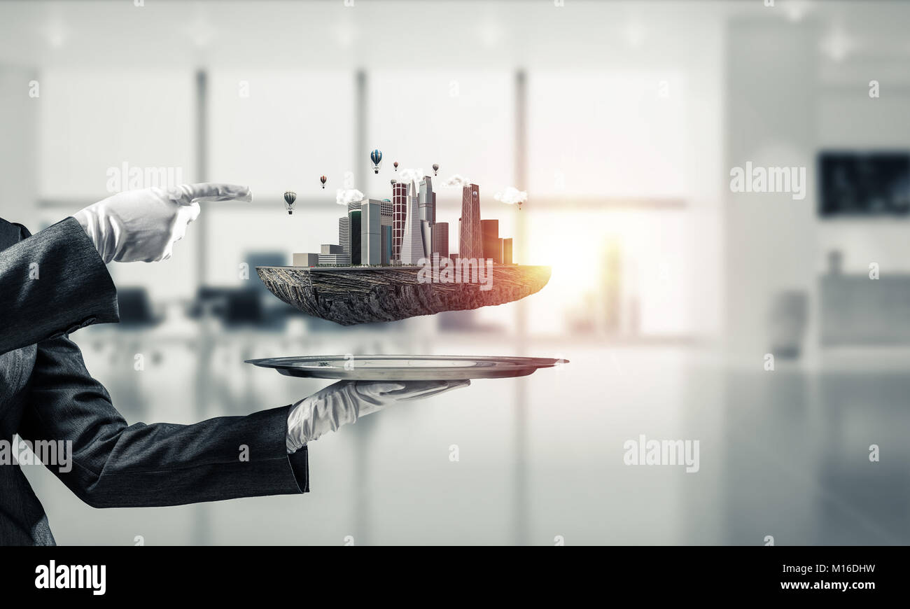 Concept of modern urban development Stock Photo - Alamy