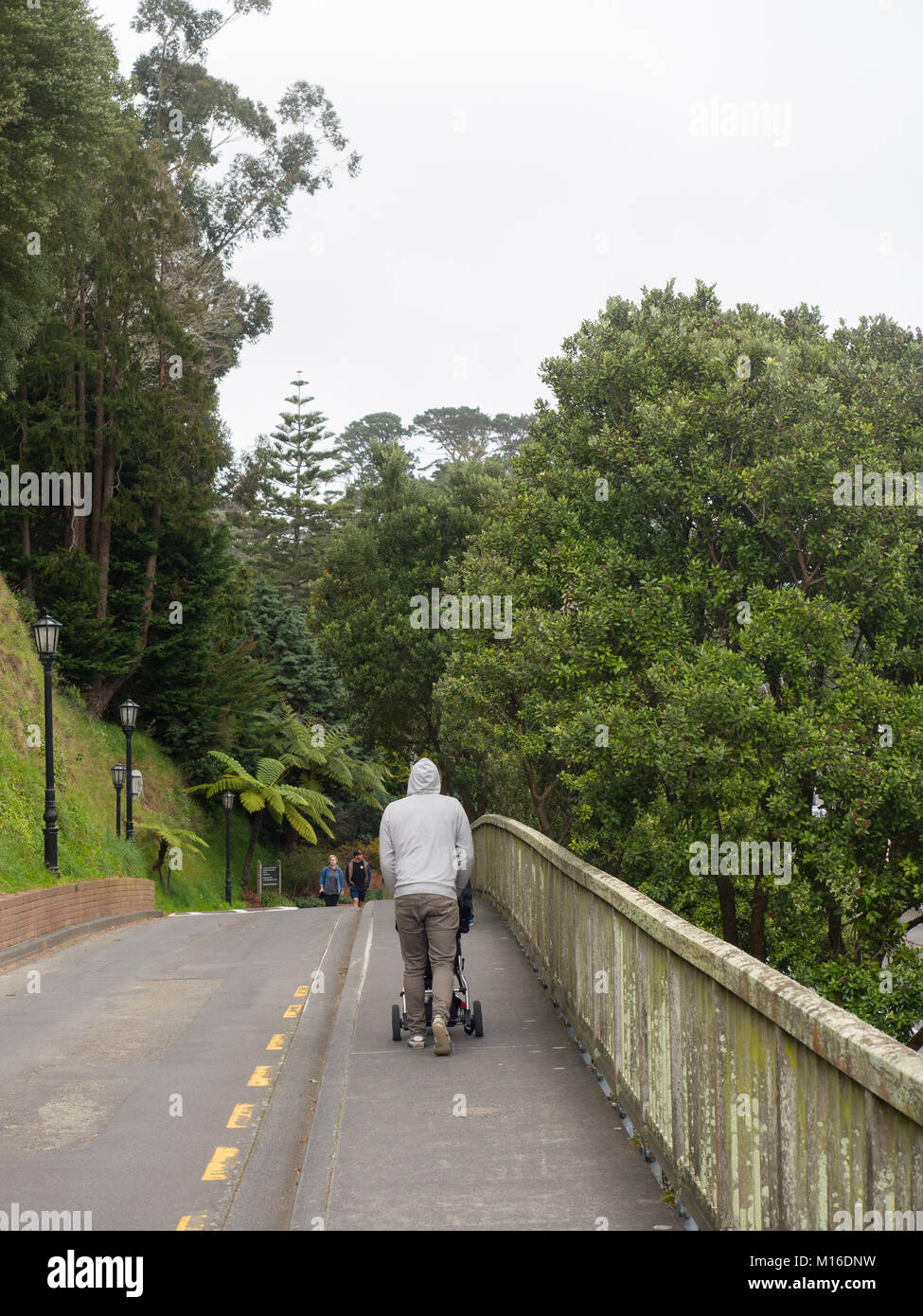 Man Walking Along A Path Stock Photo - Alamy
