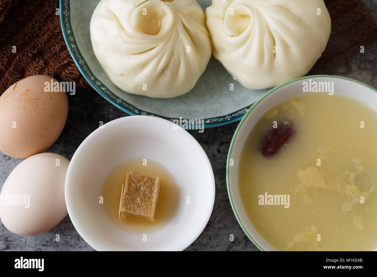 Chinese style breakfast Stock Photo - Alamy