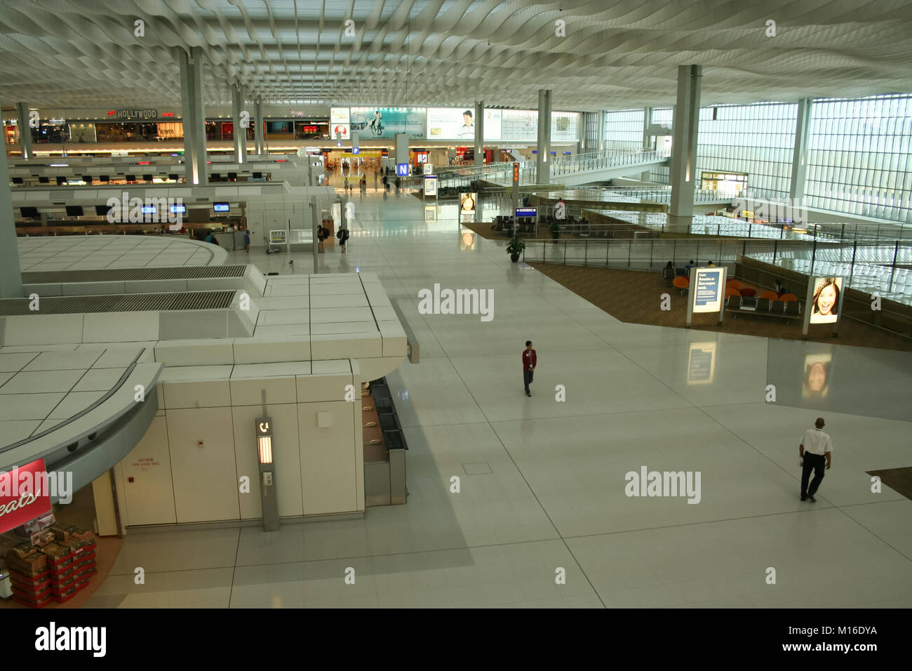 HONG KONG, CHINA - OCTOBER 6 2007: Terminal of Hongkong Chek lap kok ...