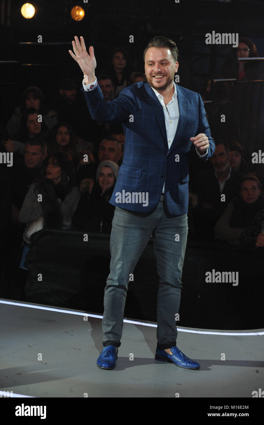 Daniel O'Reilly at the Celebrity Big Brother Eviction Show held at the ...