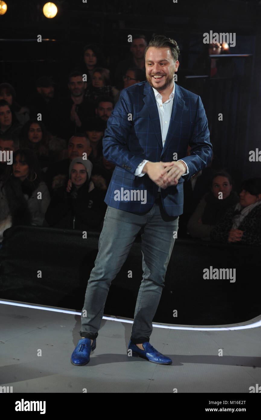 Daniel O'Reilly at the Celebrity Big Brother Eviction Show held at the ...