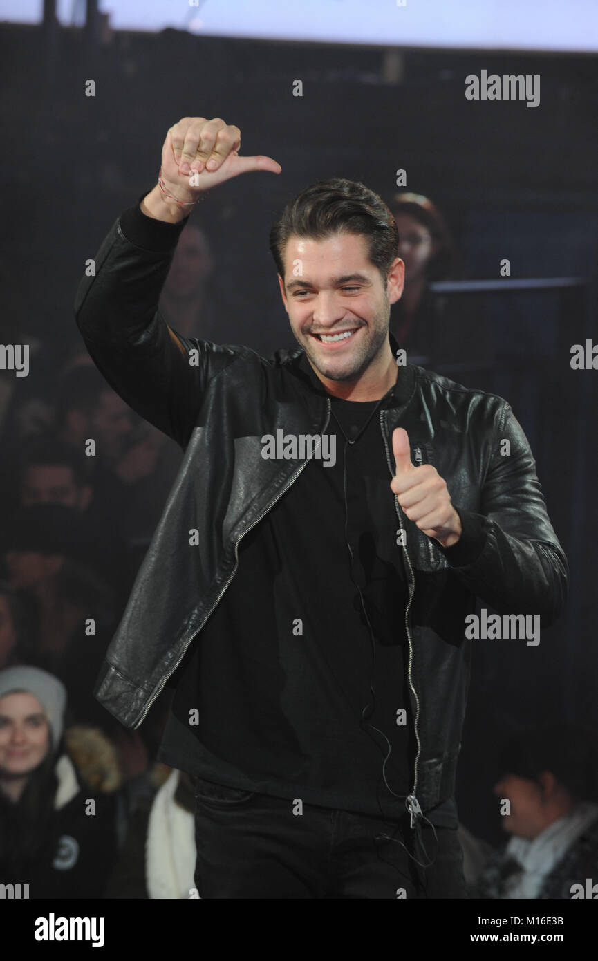 Johnny Mitchell at the Celebrity Big Brother Eviction Show held at the ...