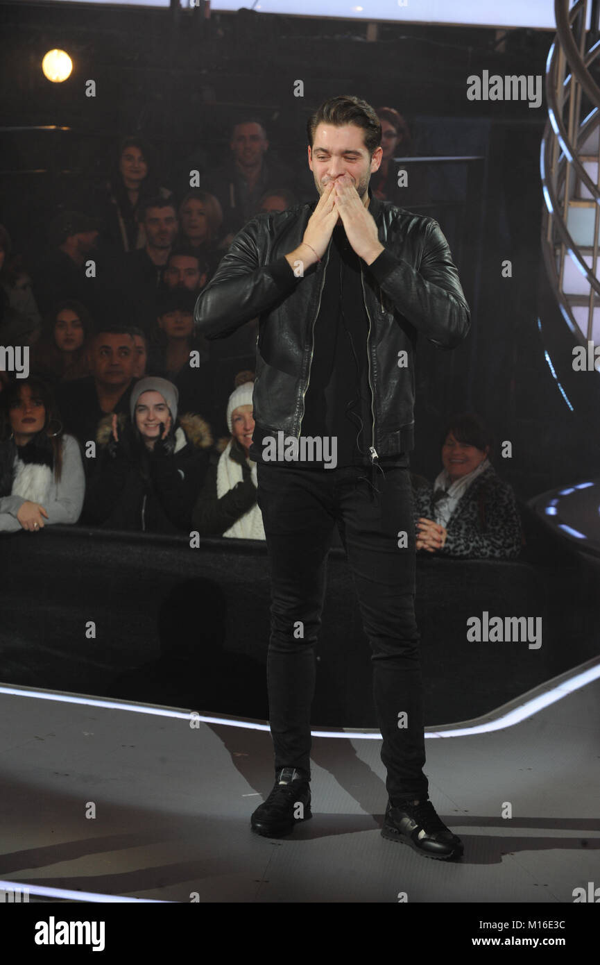 Johnny Mitchell at the Celebrity Big Brother Eviction Show held at the ...