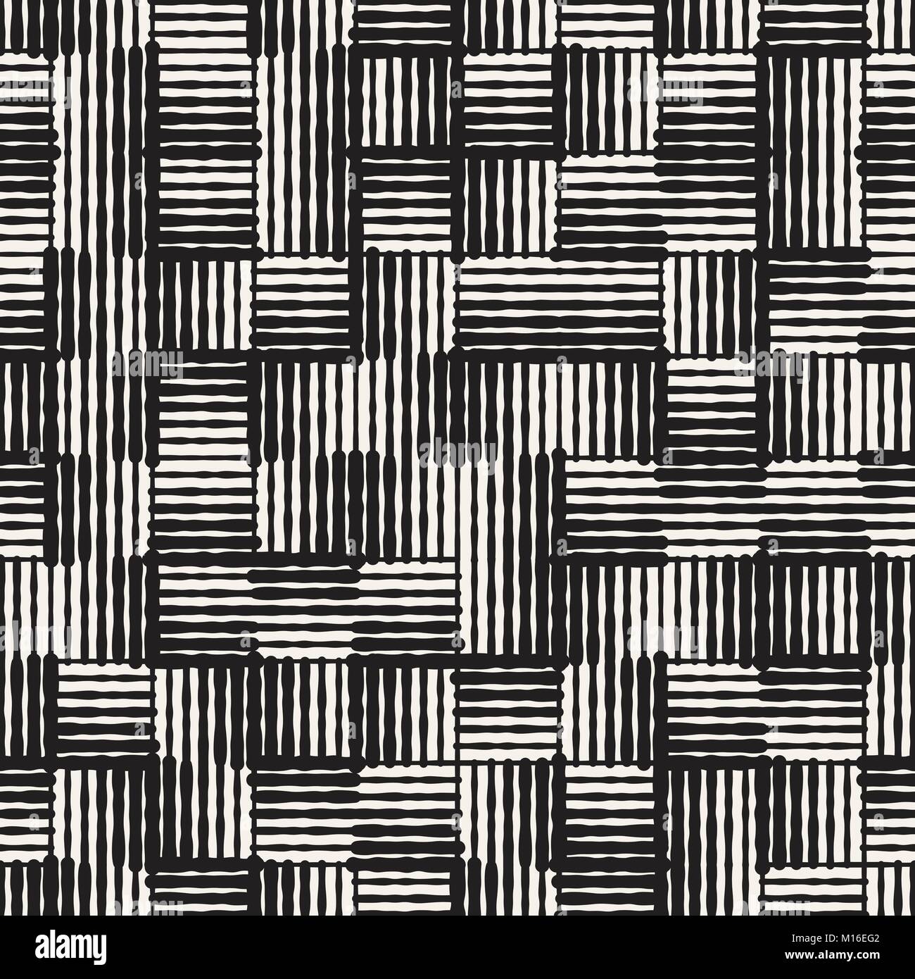 Seamless abstract hand drawn pattern. Vector freehand lines background ...