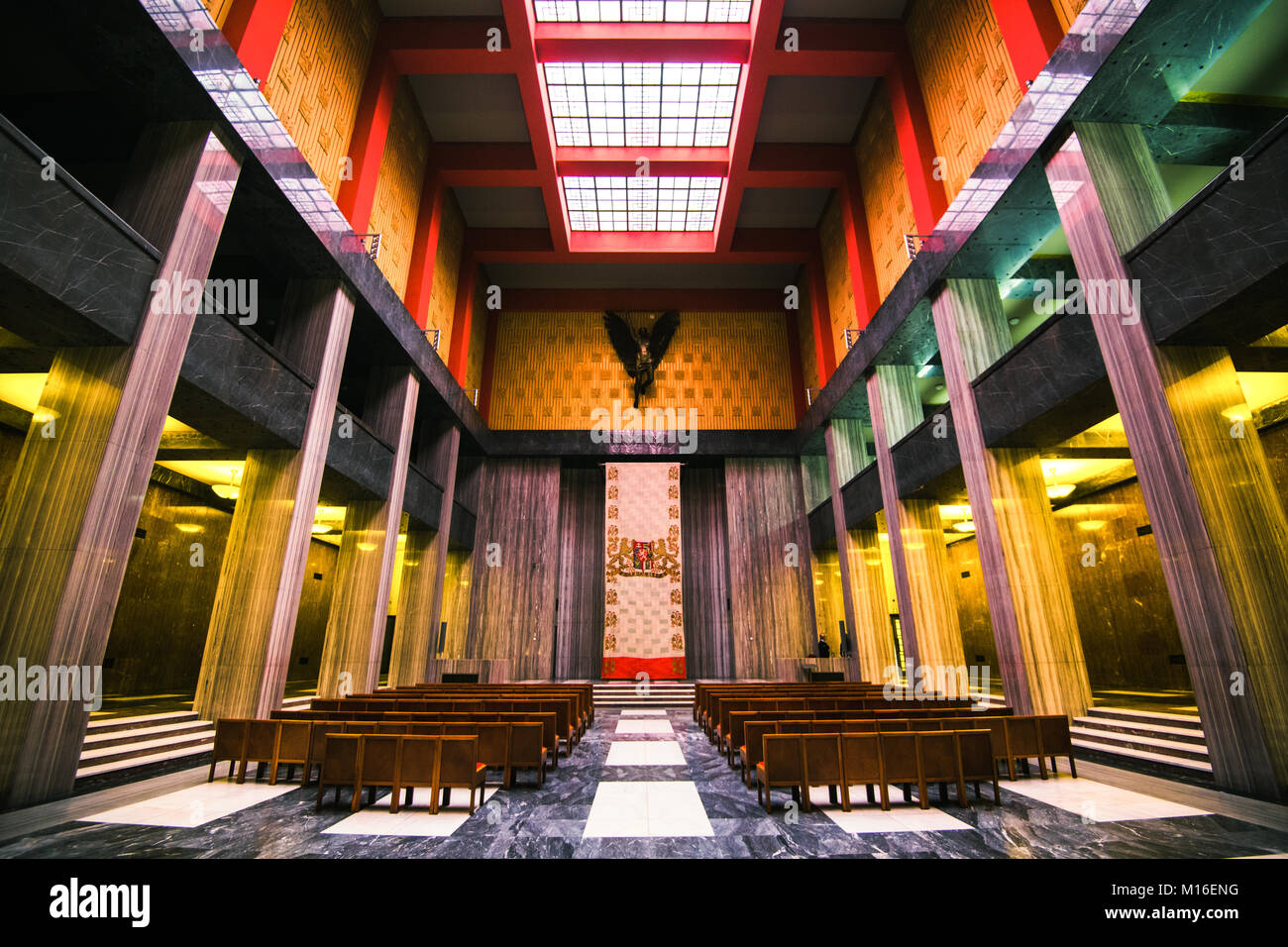 Hall at National Monument on Vítkov, Prague Stock Photo - Alamy