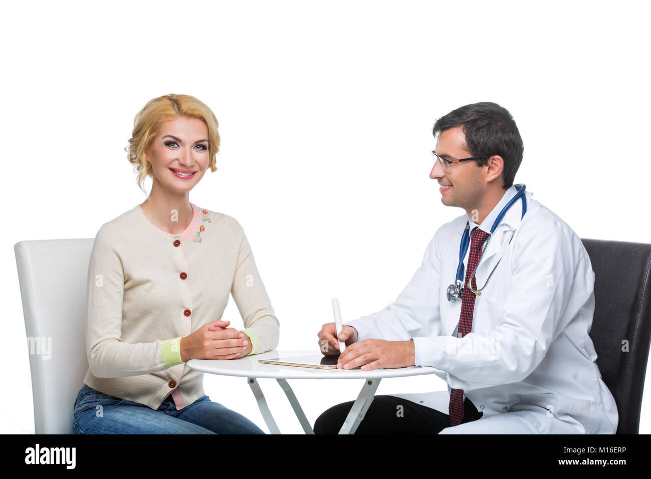woman at doctor appointment Stock Photo - Alamy