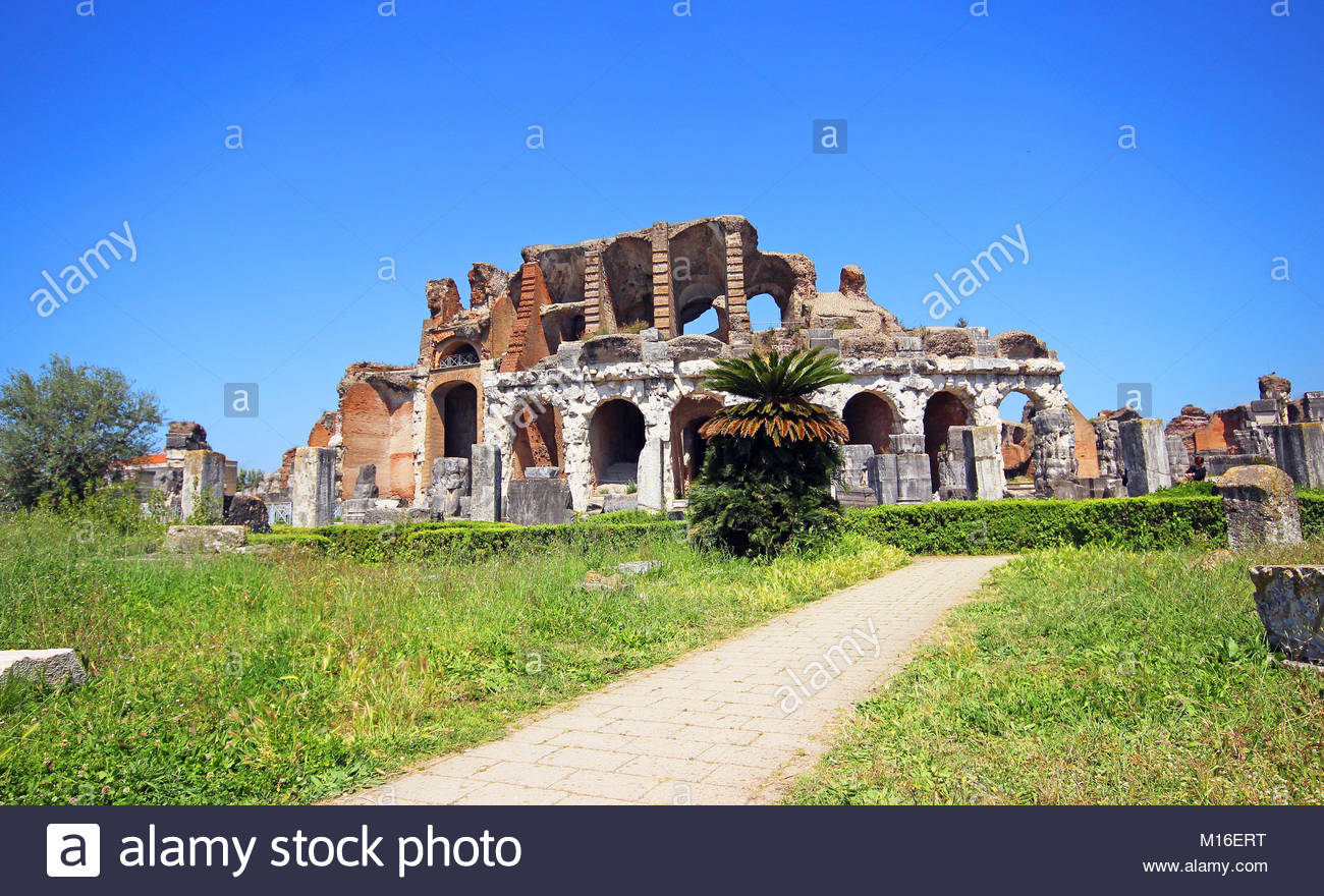 Roman Amphitheatre Of Capua Stock Photos & Roman Amphitheatre Of Capua ...