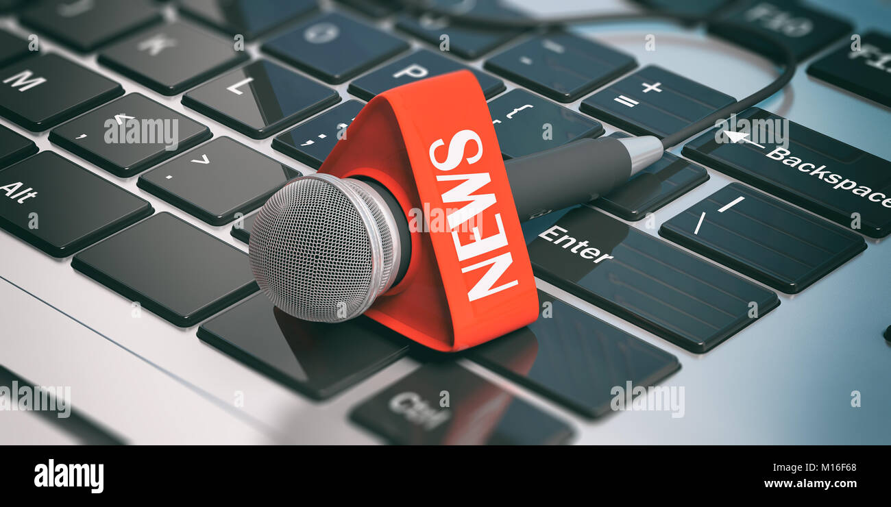 News station mic hi-res stock photography and images - Alamy
