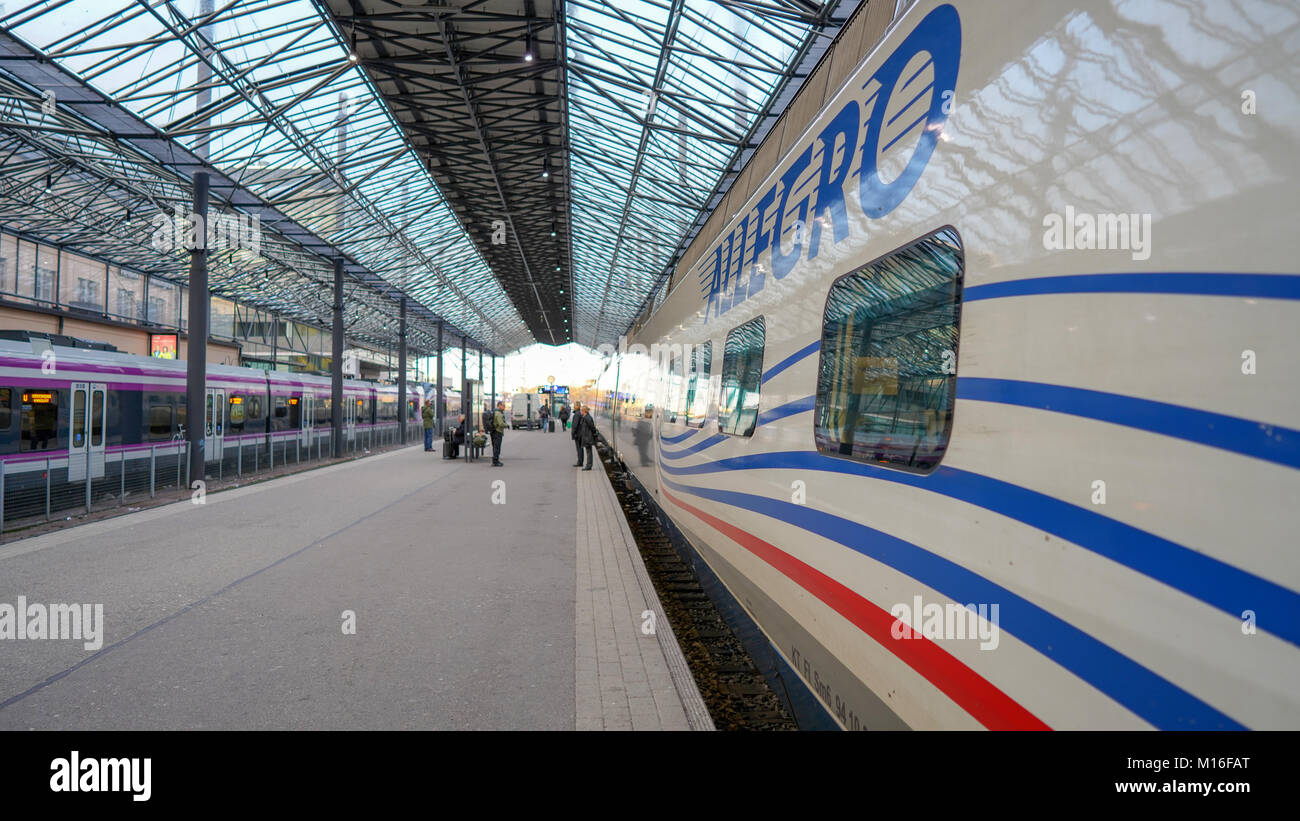 The Allegro train has four departures daily from Helsinki and St ...