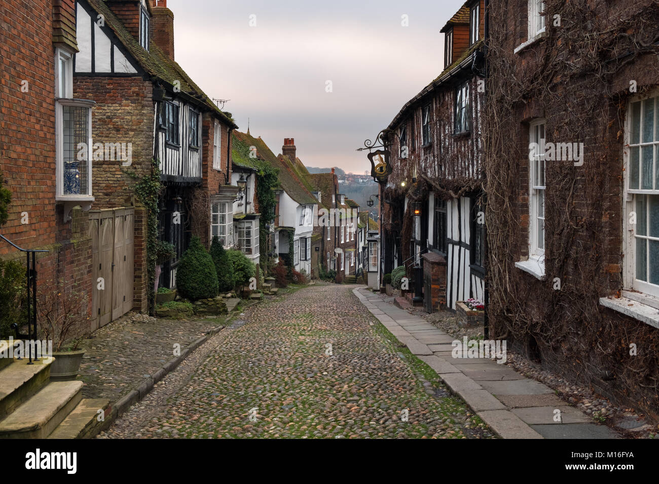Mermaid Street in Rye, East Sussex, England, UK Stock Photo - Alamy