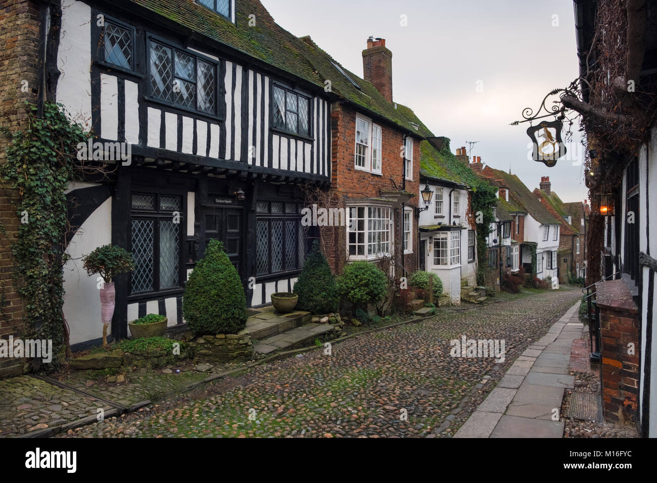 Mermaid Street in Rye, East Sussex, England, UK Stock Photo - Alamy