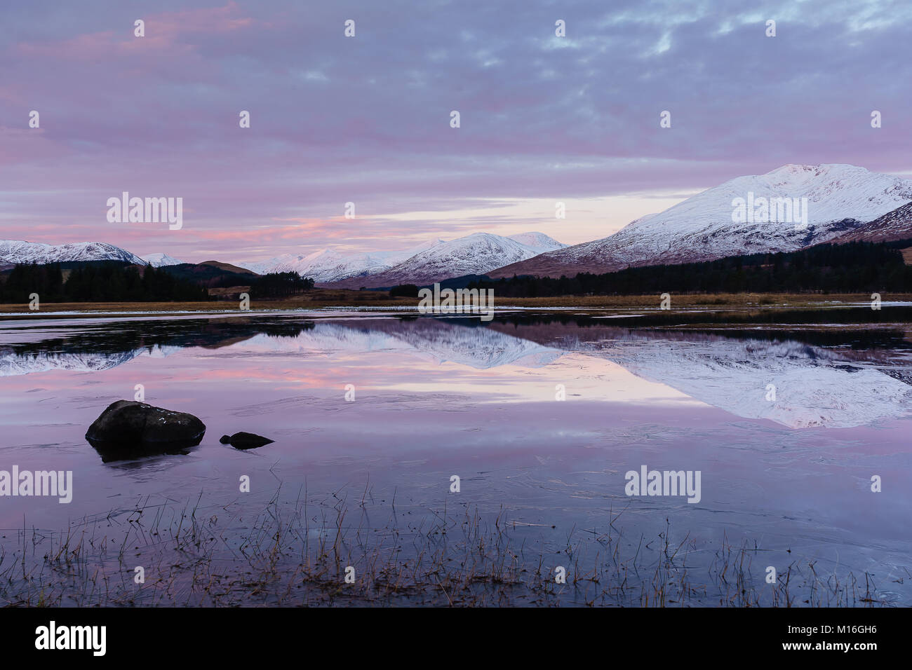 The Black Mount, Loch Tulla and Rannoch Moor Stock Photo - Alamy