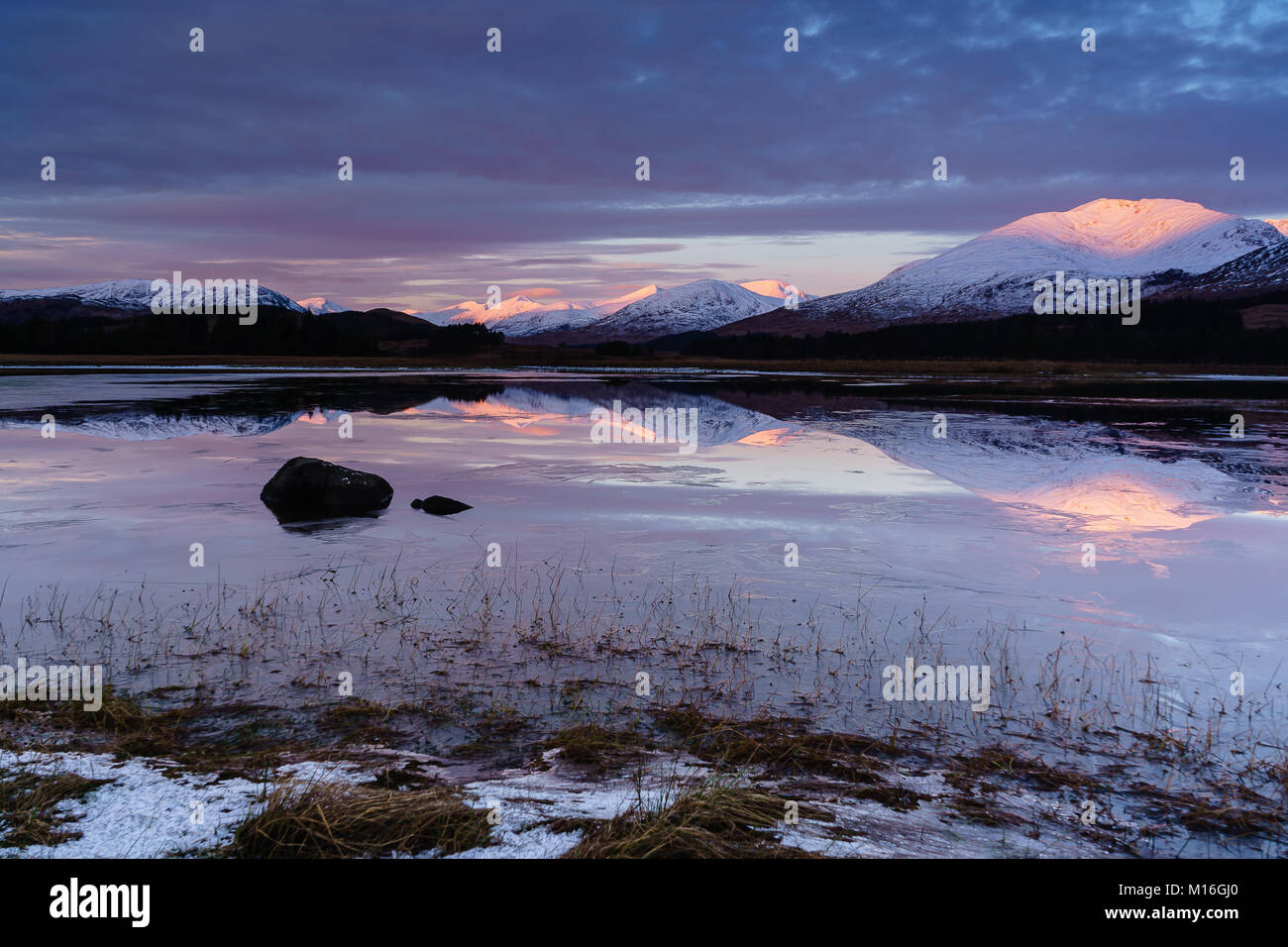 The Black Mount, Loch Tulla and Rannoch Moor Stock Photo - Alamy