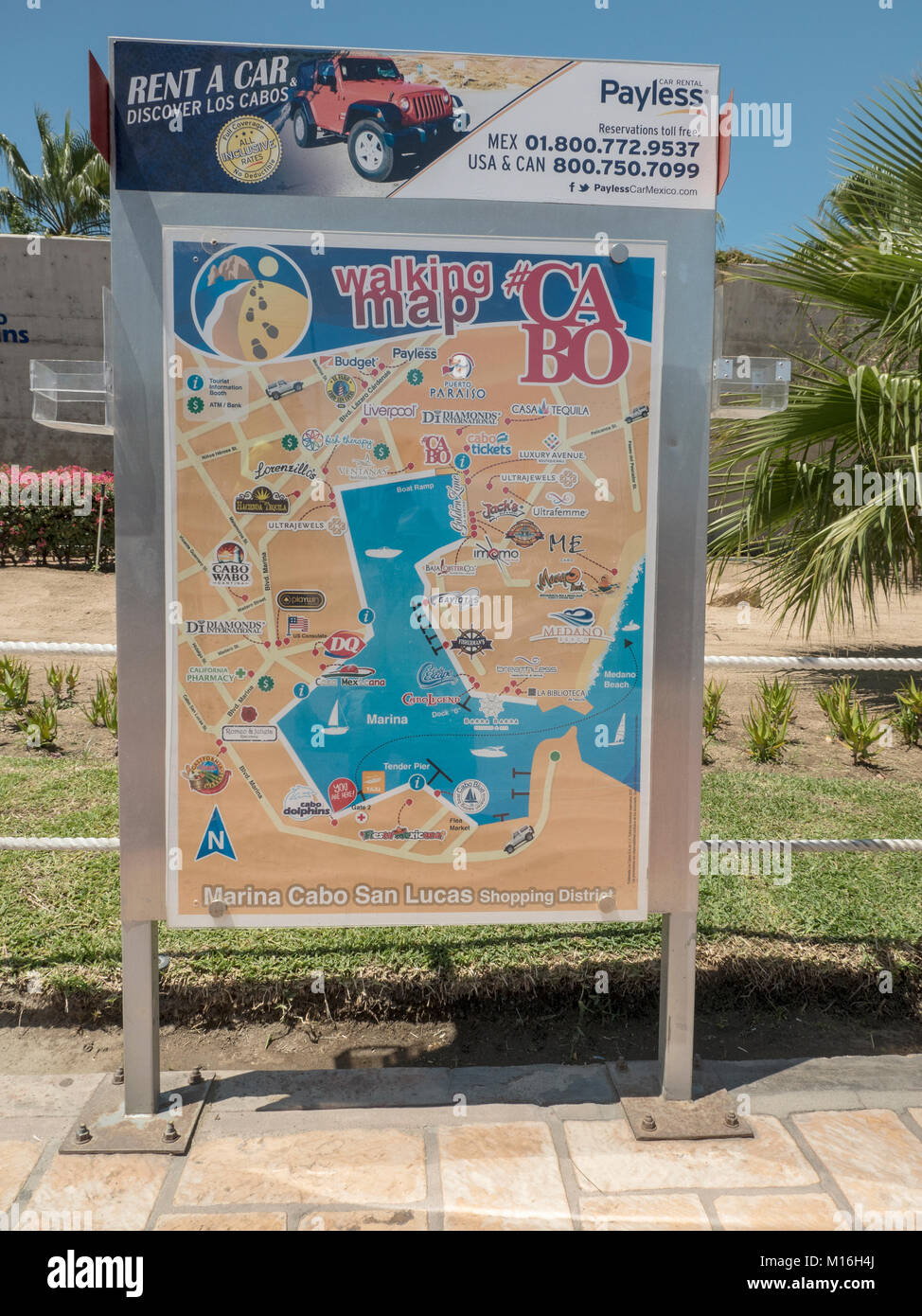 Public Direction Business Finder You Are Here Visitor Walking Map Of ...