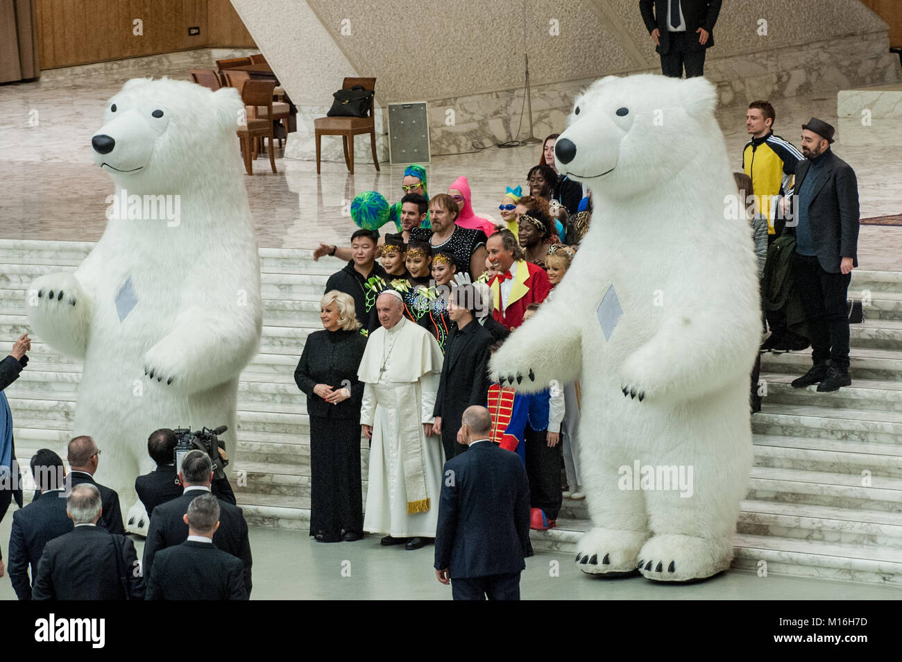 Weekly general audience with Pope Francis in the Paul VI Hall at the ...