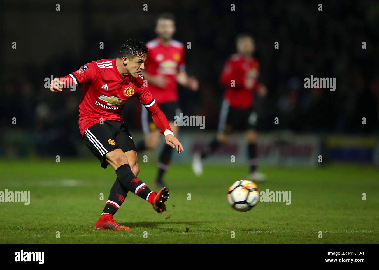Manchester United's Alexis Sanchez Stock Photo - Alamy