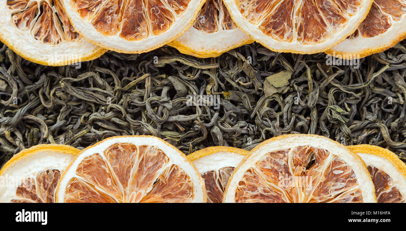 Tea herbs texture. Green tea. Organic dried green tea leaves Stock ...