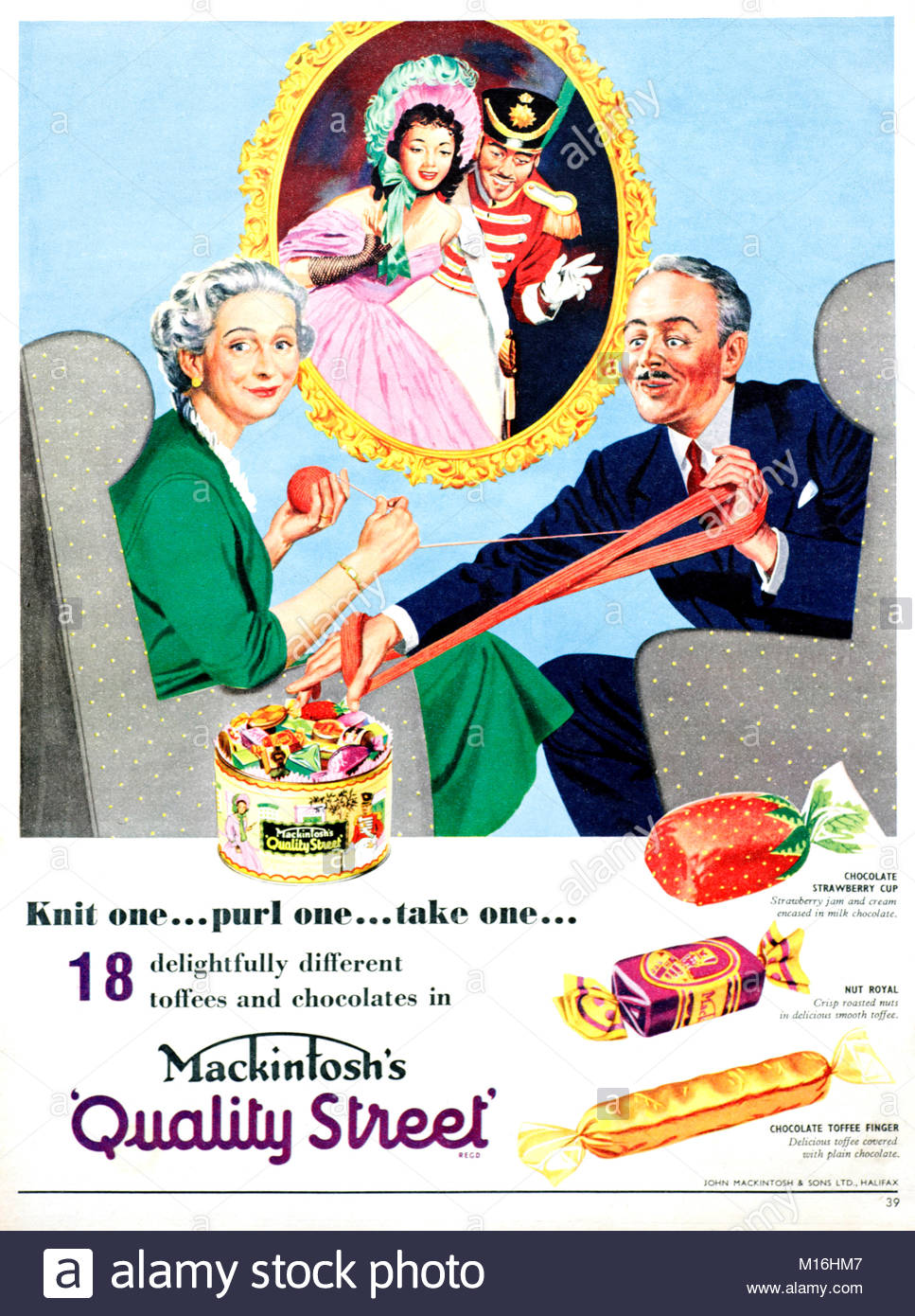 1950s Chocolate Advertisement Stock Photos & 1950s Chocolate ...