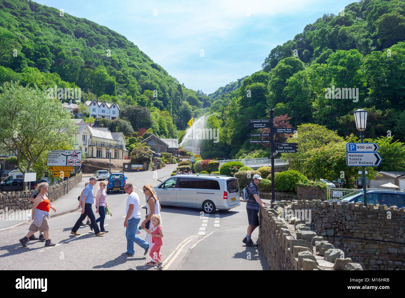 Lynmouth flood hi-res stock photography and images - Alamy