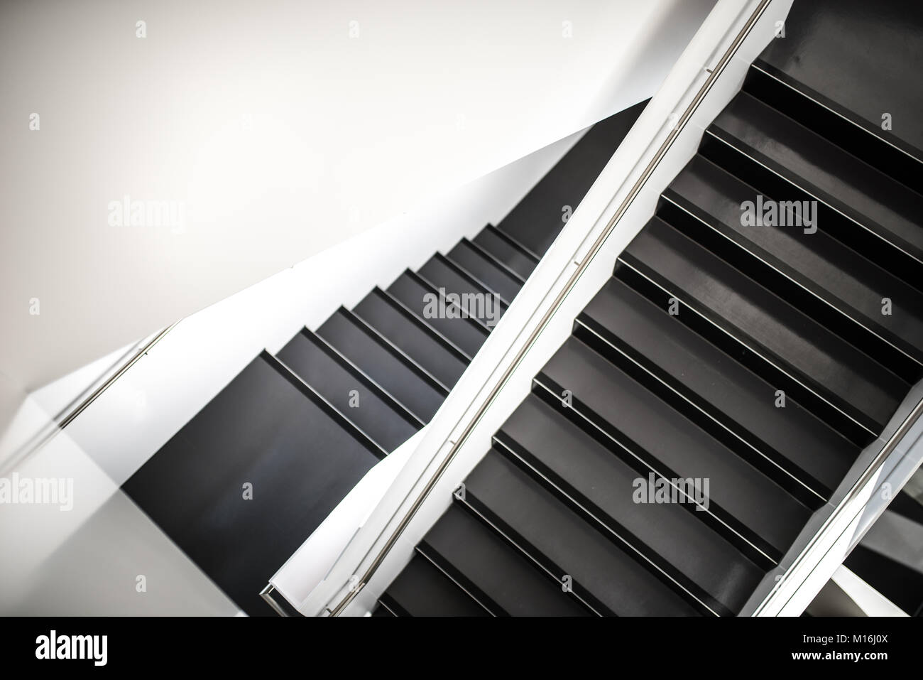 Interior staircase of modern structure architecture hi-res stock ...