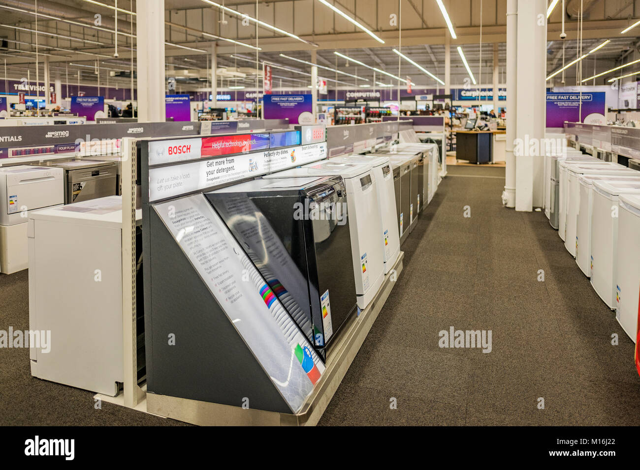 interior shop mall store currys pc world solihull west midlands england ...