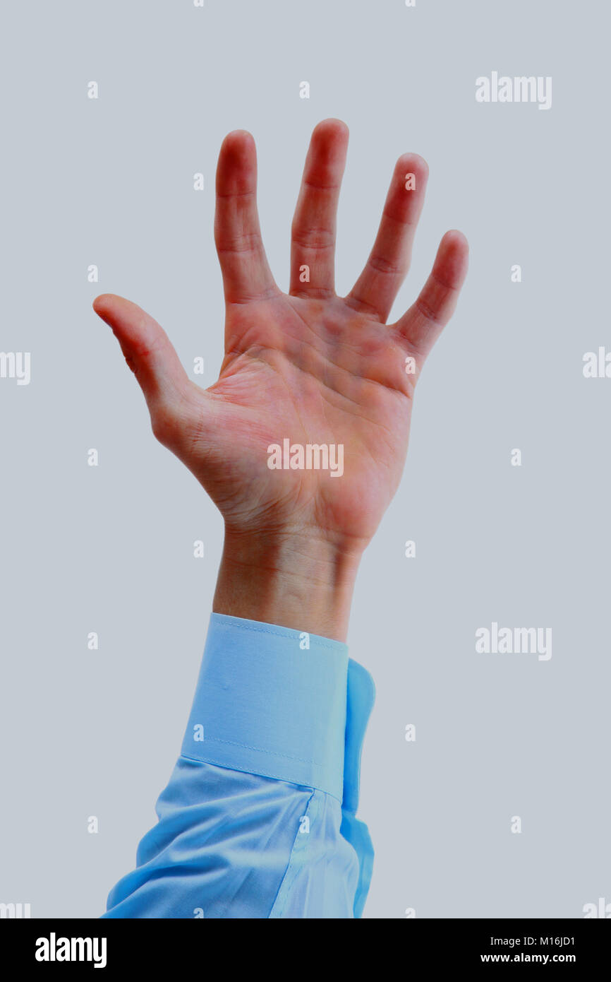 hand isolated on white background Stock Photo - Alamy
