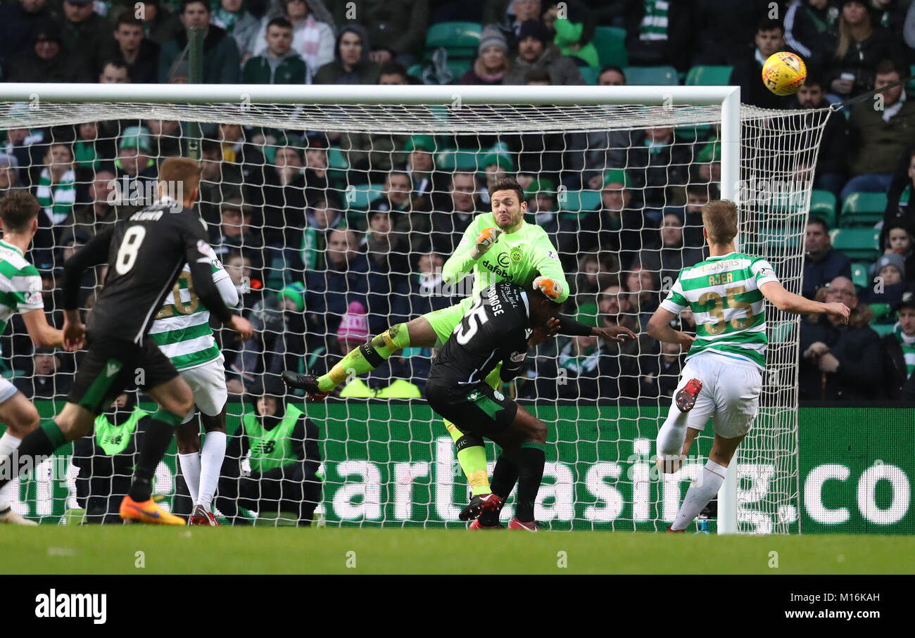 Celtic efe ambrose scottish premiership match celtic park hi-res stock ...