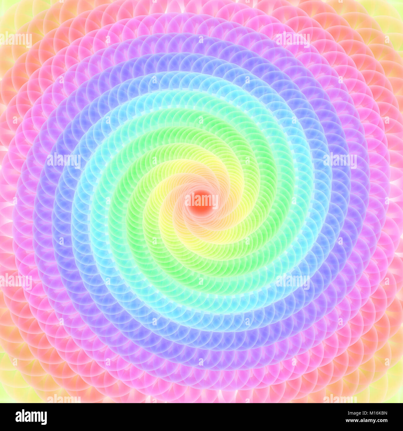 Colorful balls spiral background Stock Photo - Alamy