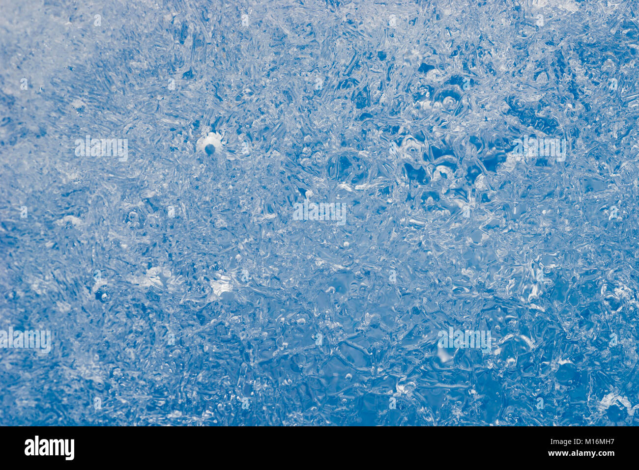 winter blue color ice background texture macro Stock Photo - Alamy