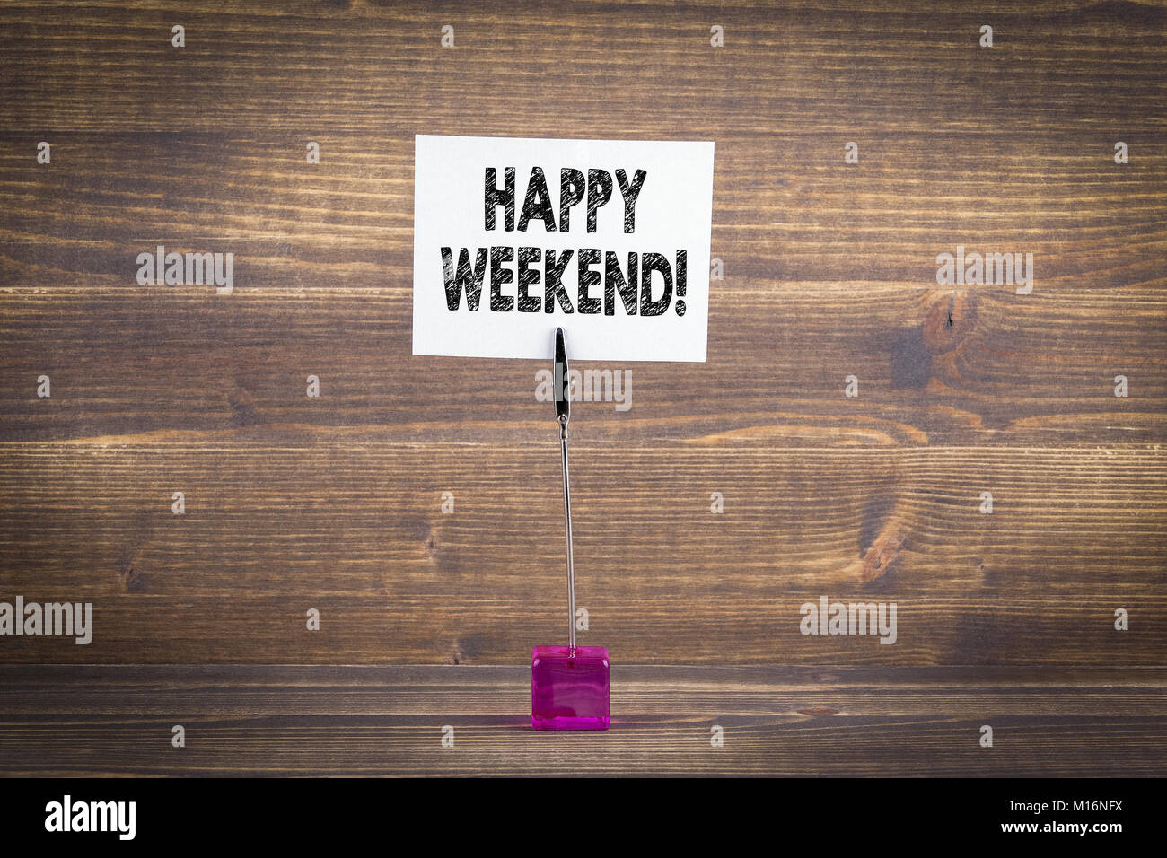 Happy Weekend. leisure and vacation travel background Stock Photo - Alamy