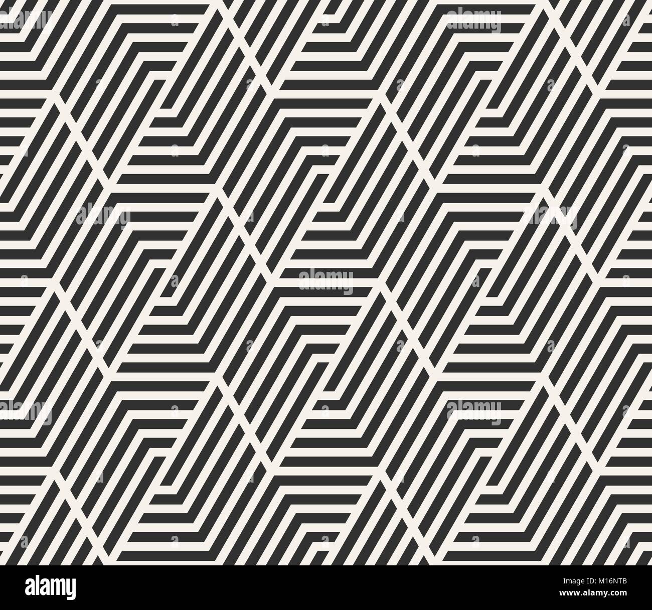 Vector seamless pattern. Modern stylish abstract texture. Repeating ...