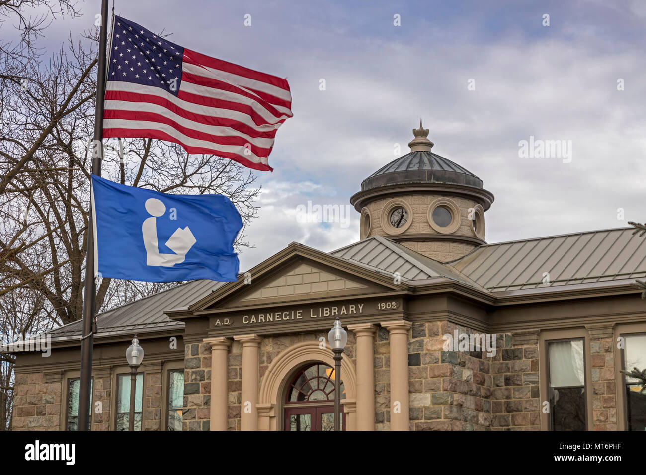 Howell, Michigan - The Carnegie Library, built with $15,000 from steel ...