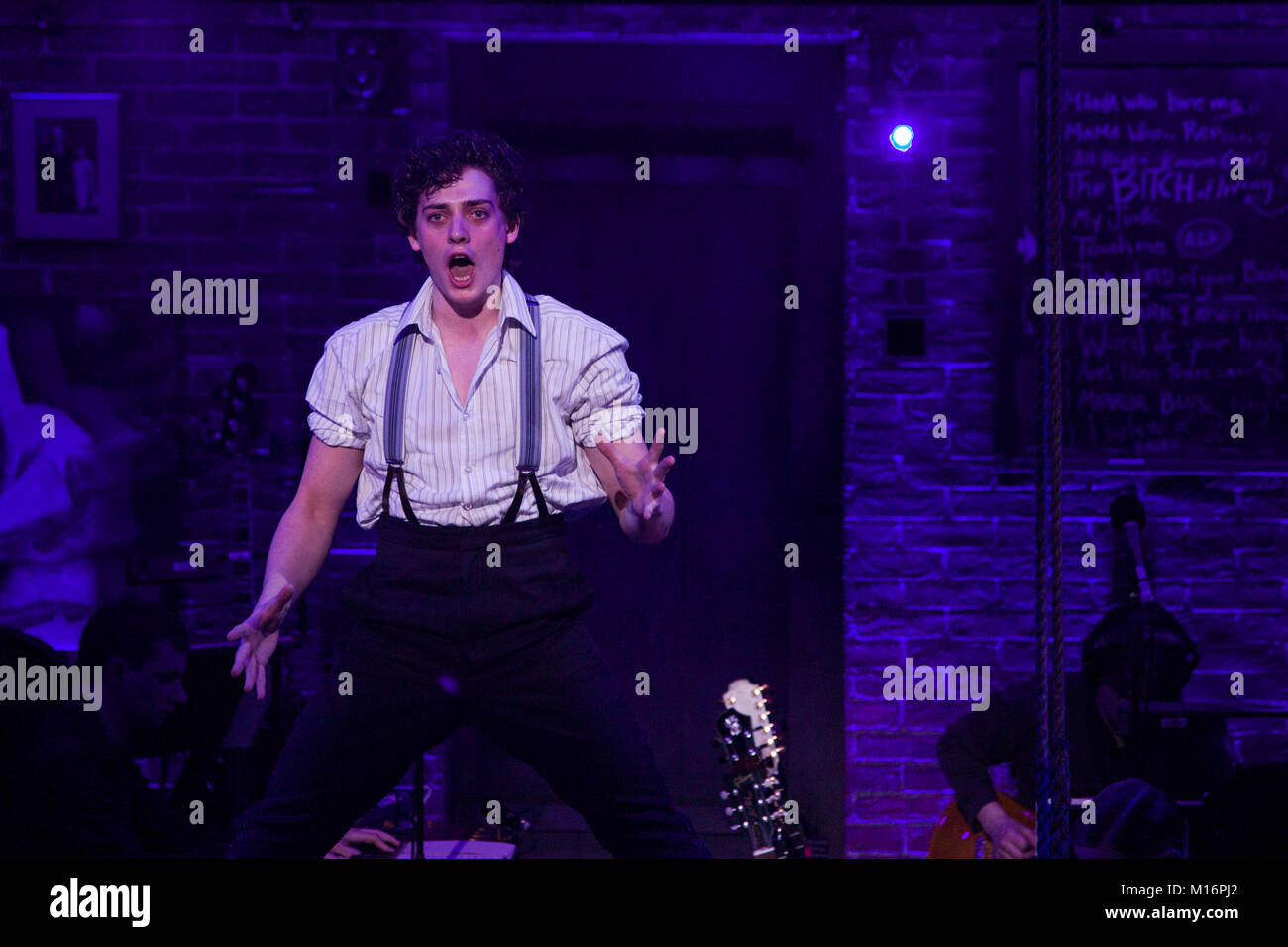 Pictured: Aneurin Barnard. Spring Awakening - the musical by Duncan ...