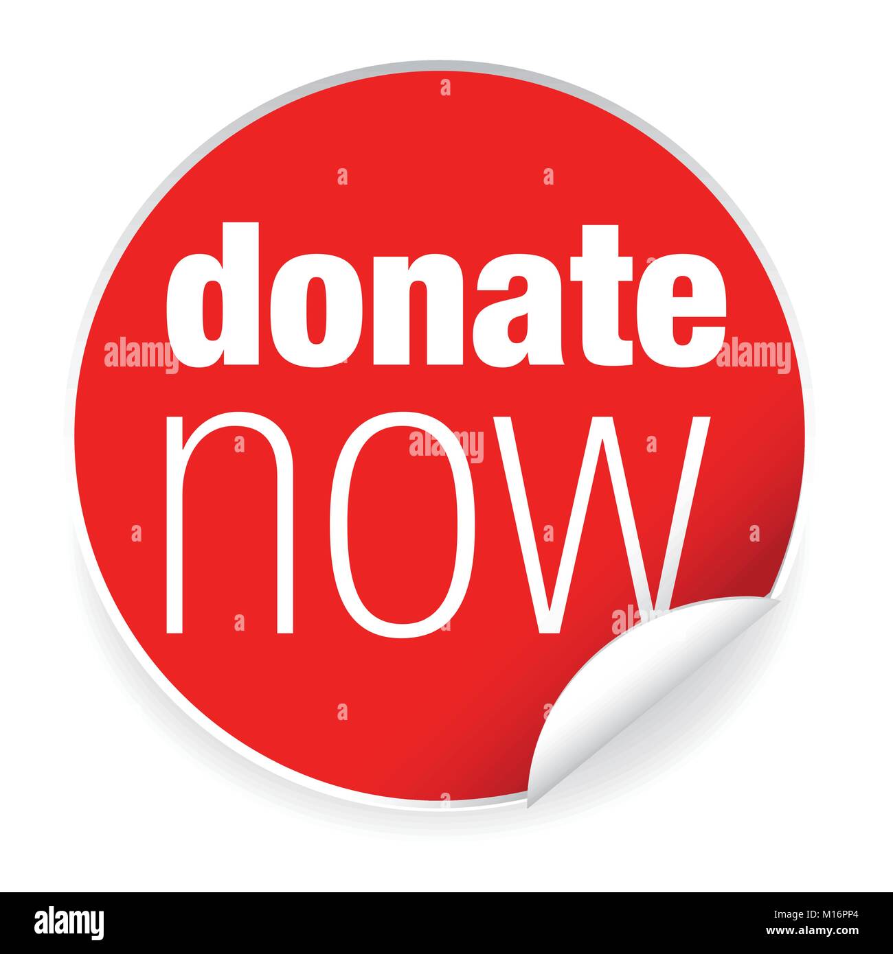 Red Donate Now Button