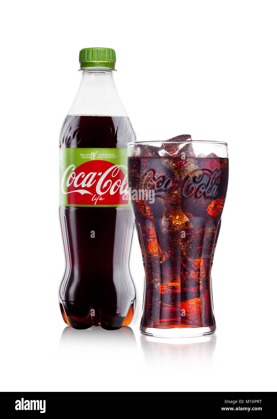 Coca cola life logo hi-res stock photography and images - Alamy