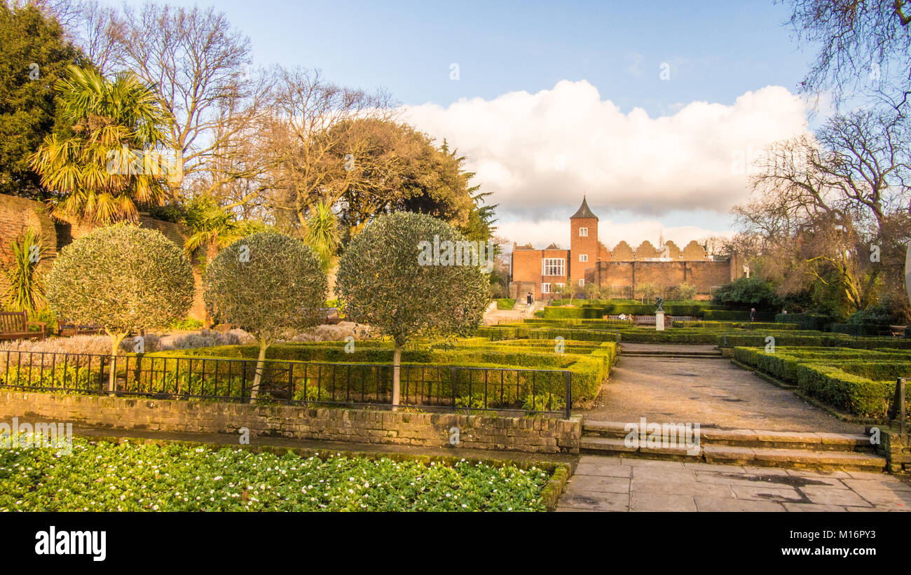 Dutch Garden at Holland Park, London Stock Photo - Alamy