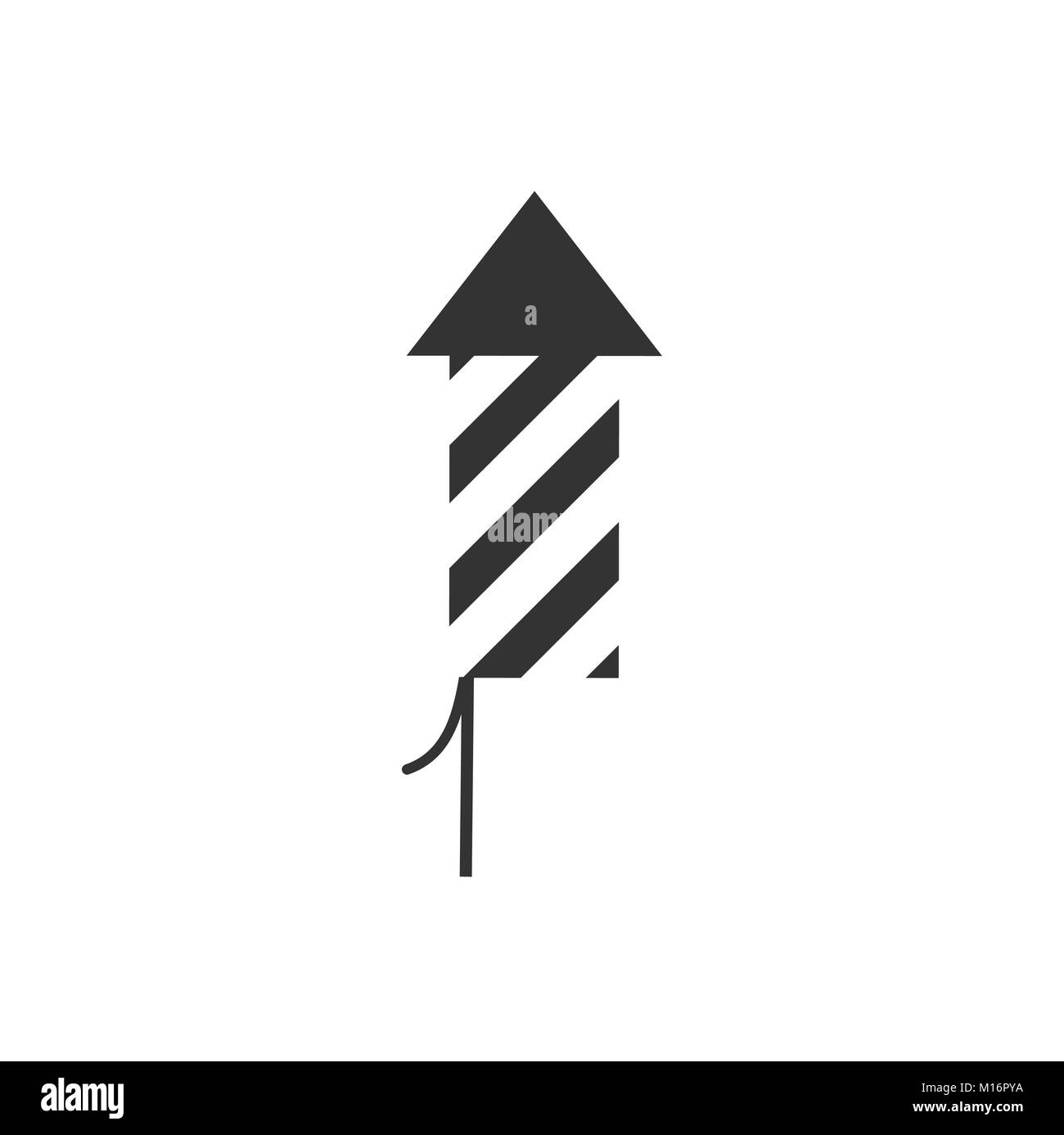 Firework rocket design Black and White Stock Photos & Images - Alamy