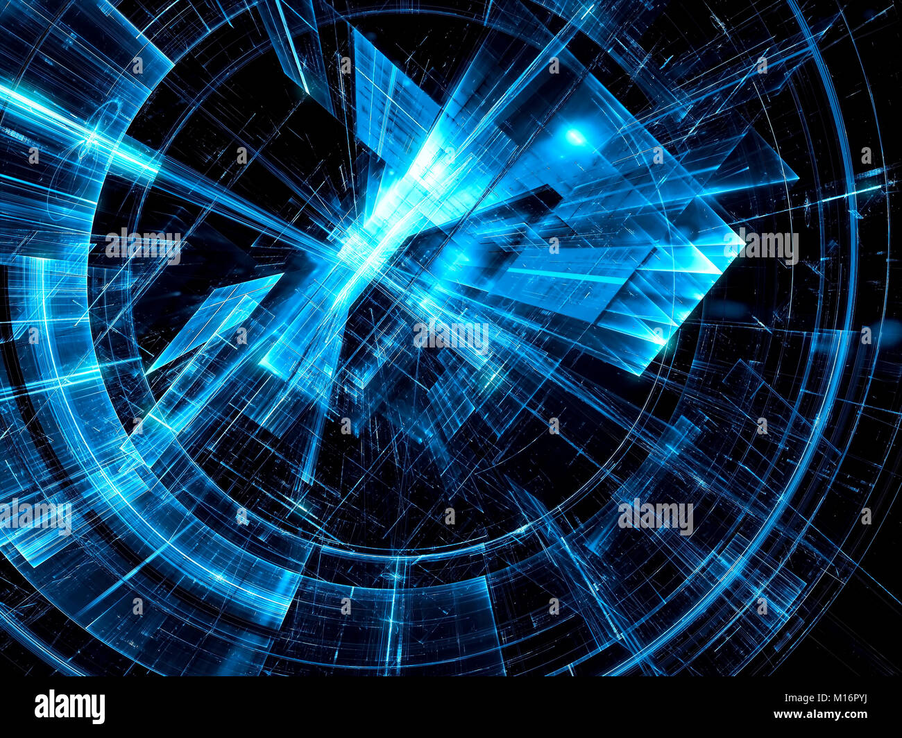 Tech disk - abstract digitally generated image Stock Photo - Alamy