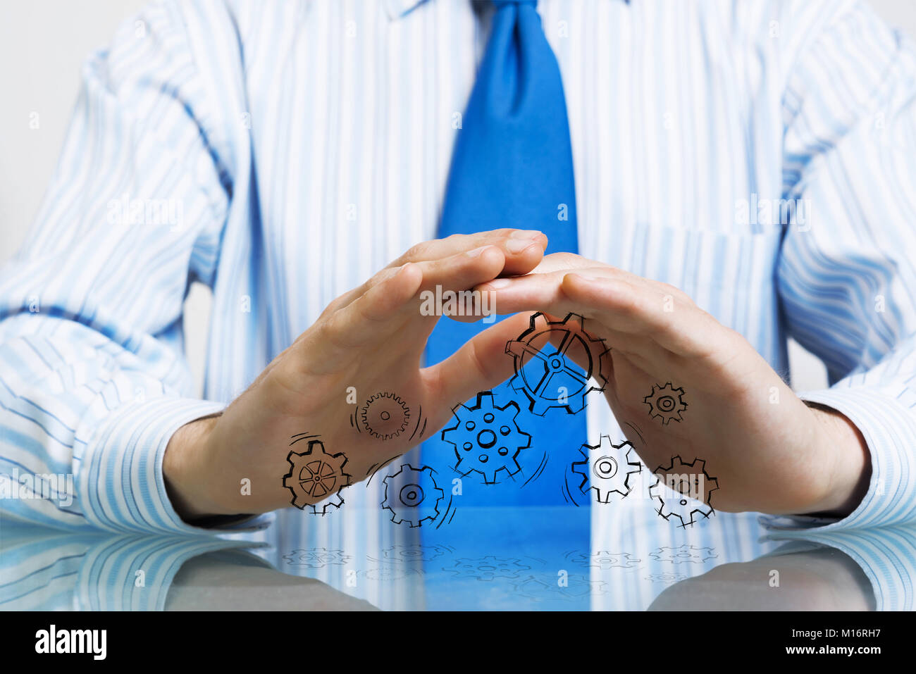 Concept of teamwork and cooperation Stock Photo - Alamy