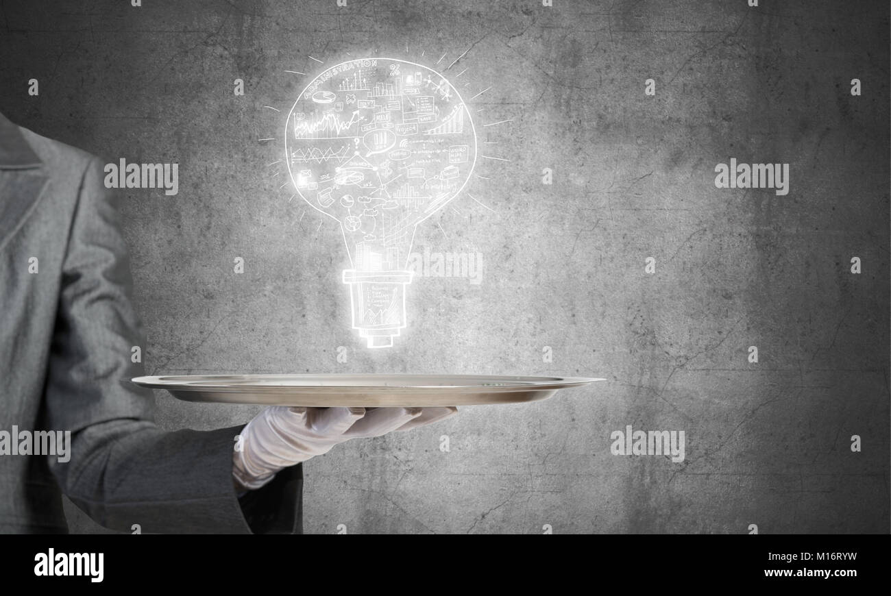 Concept of lightbulb as symbol of new idea Stock Photo - Alamy