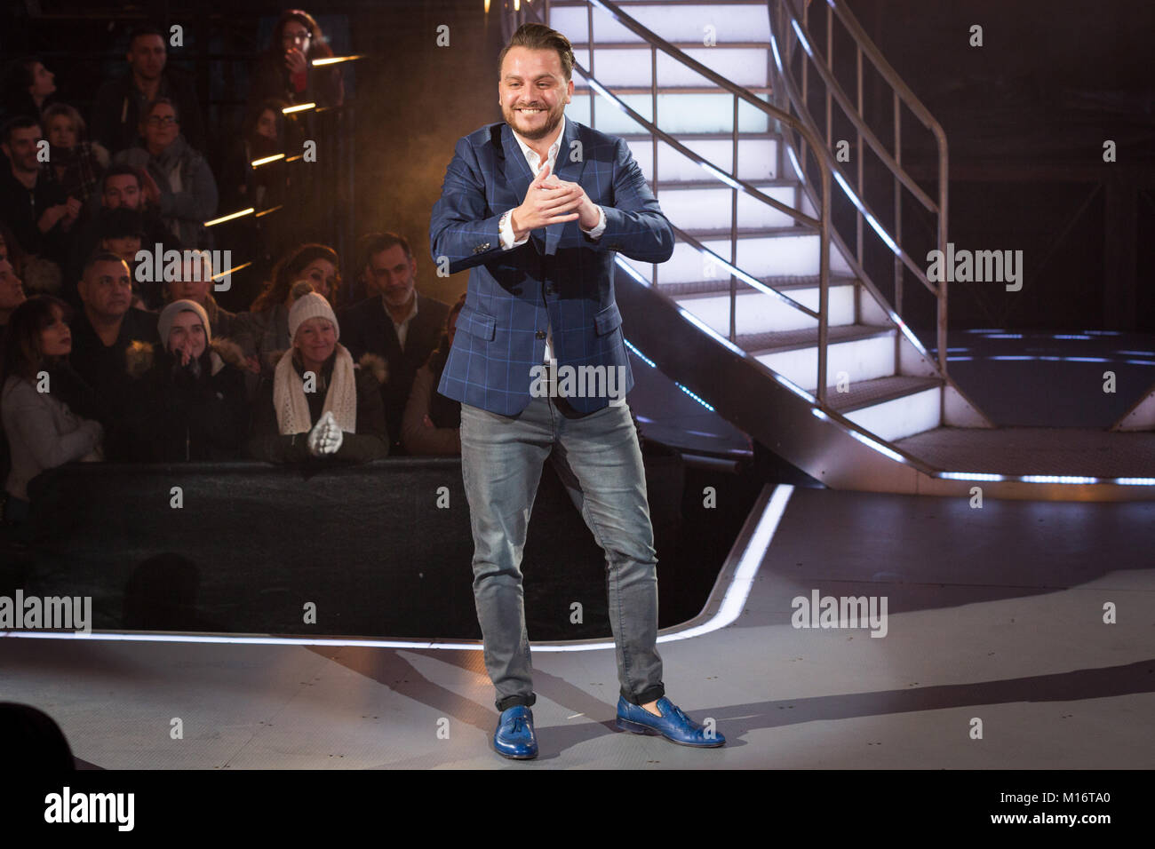 Borehamwood, England UK. 26 January 2018. CBB stand up comedian Dapper ...
