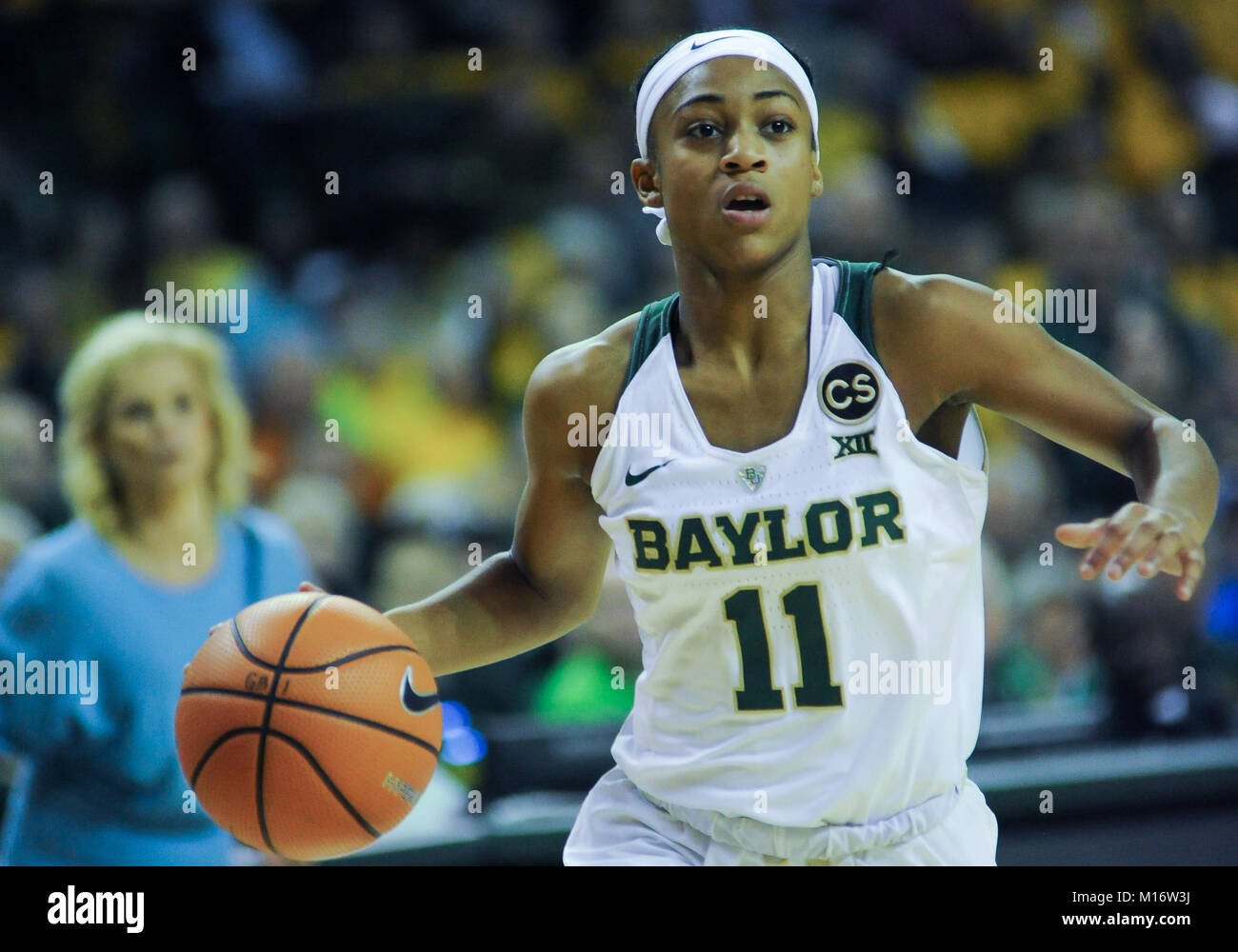 Waco, Texas, USA. 25th Jan, 2018. Baylor Bears guard Alexis Morris (11 ...