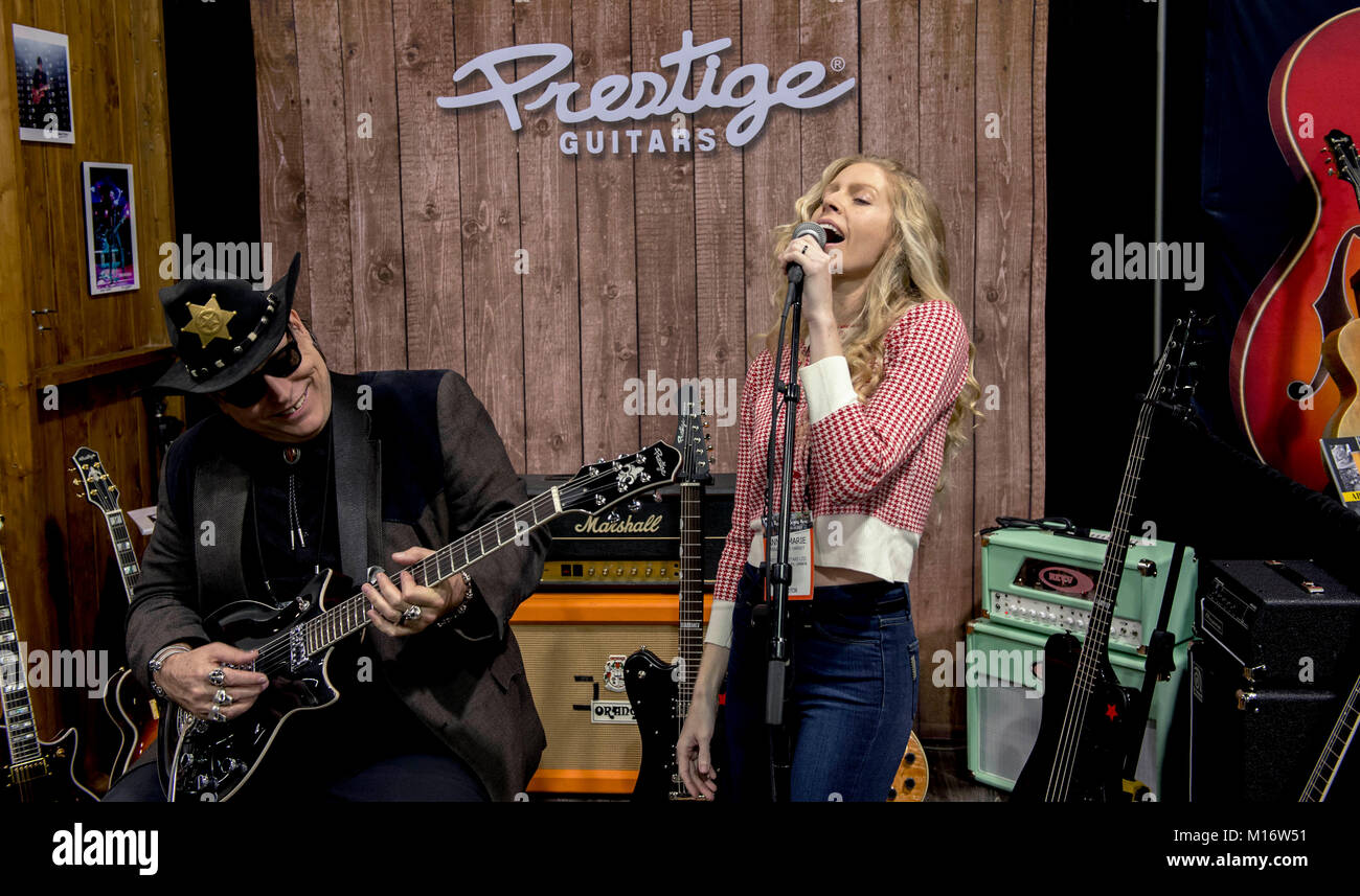 Anaheim, California, USA. 26th Jan, 2018. DANNY B. HARVEY and ANNIE ...