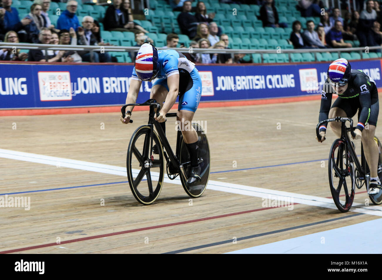 National Cycling Centre, Manchester. 26th January, 2018. Katy Merchant ...