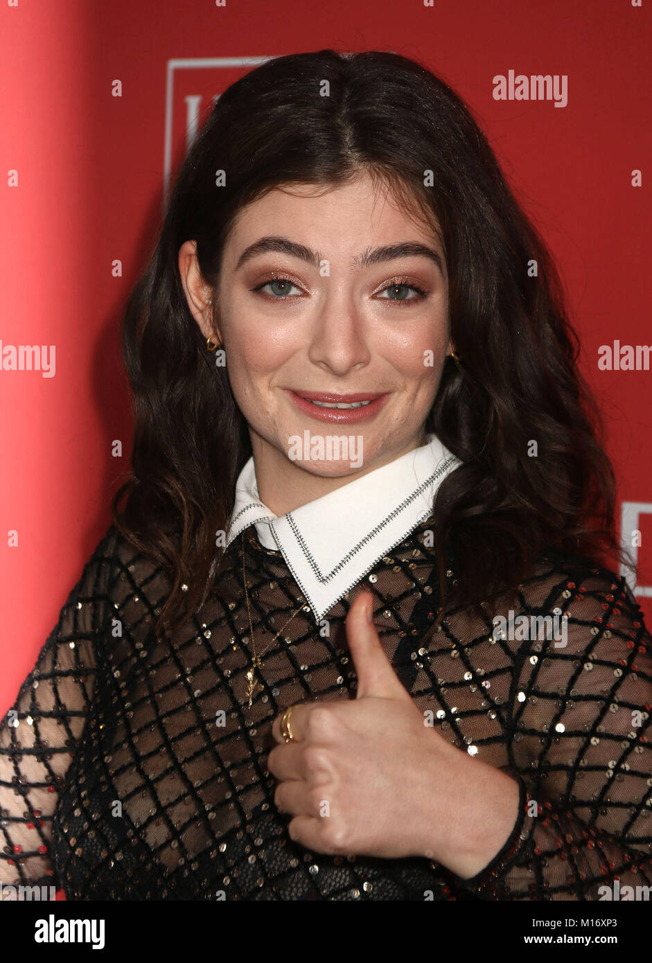 Lorde 2018 High Resolution Stock Photography and Images - Alamy