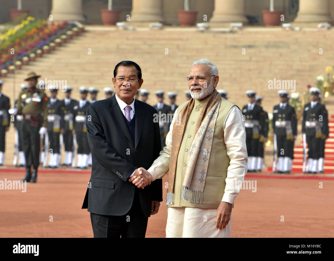 New Delhi, India. 27th Jan, 2018. Indian Prime Minister Narendra Modi ...
