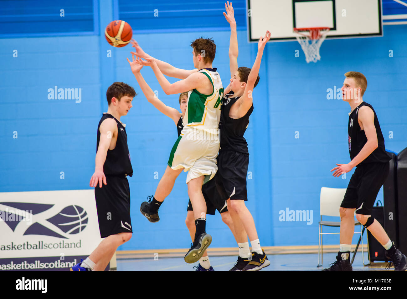 SBC Scottish Basketball Championship Stock Photo - Alamy