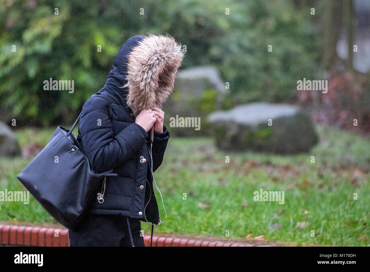 Rain soaked face hi-res stock photography and images - Alamy