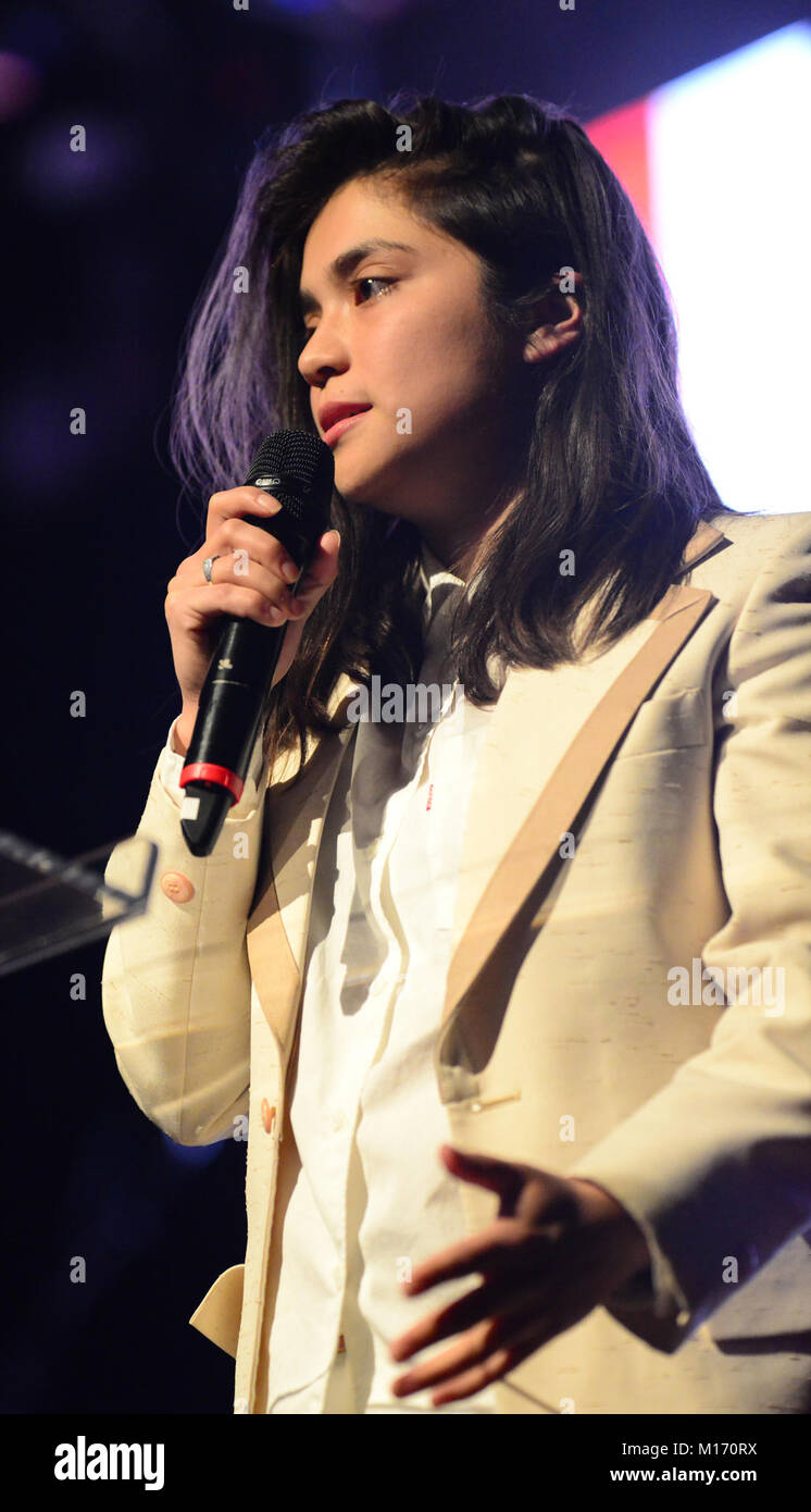 Anaheim, California, USA. 27th Jan, 2018. Musician - FABI REYNA ...